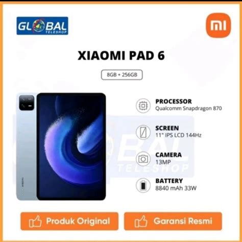 Jual Xiaomi Pad Gb Garansi Resmi Xiaomi Indonesia Shopee Indonesia