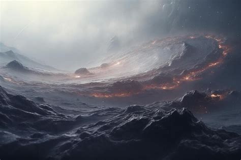 Premium Photo Closeup Of A Planetary Transit Across A Distant Star