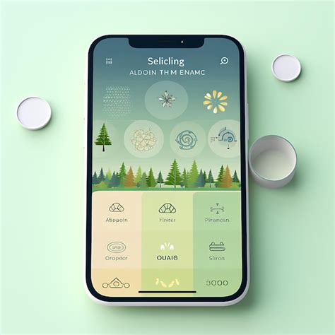 Premium Ai Image Mobile App Layout Design Of Allergy And Asthma Tracker Practical And