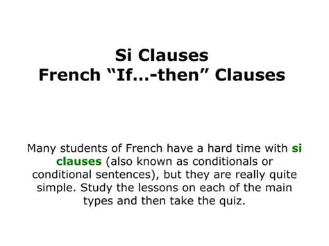 Si Clauses Ppt Programming Languages Computing Si Clauses Ppt Programming Languages Computing