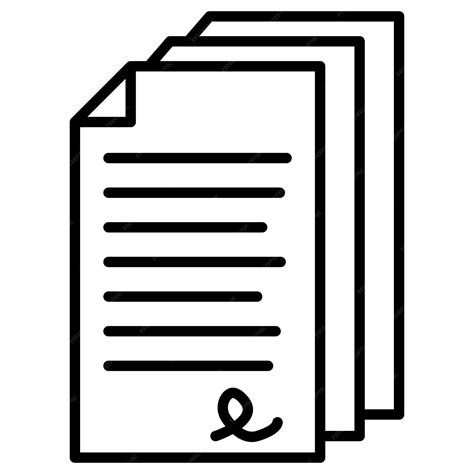 Premium Vector Documentation Vector Illustration