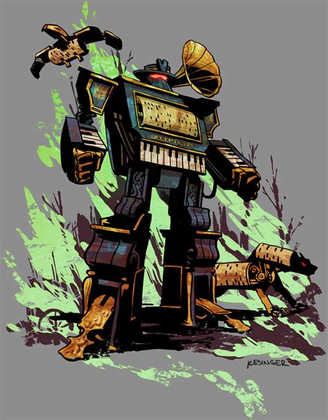 Soundwave Laserbeak Ravage And Buzzsaw Transformers Drawn By Brian