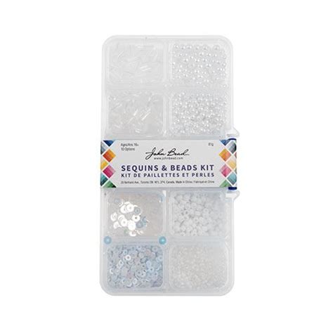 Sequin And Bd Kit White 10 Types Thunderbird Supply Company Jewelry