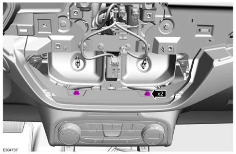 Ford Escape Removal And Installation Audio Front Control Module Acm Information And