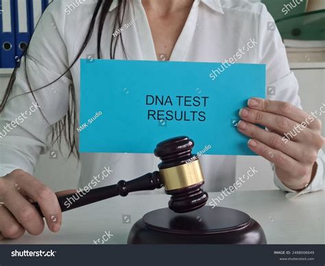 Woman Holding Dna Test Results Front Stock Photo 2488006649 Shutterstock