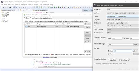 android sdk的配置与安装（eclipse最新版） 第一个android程序（hello world！） 安装java和eclipse安装android sdk创建虚拟设备建立第一个