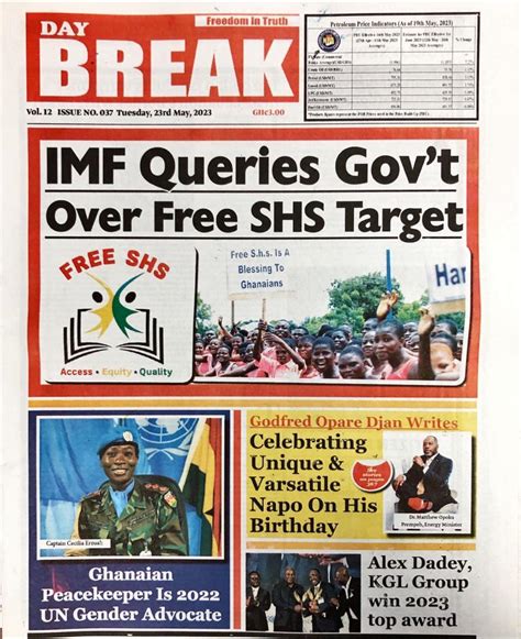 Todays Front Pages Tuesday May 23 2023 Myjoyonline