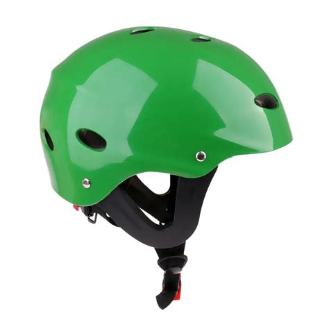 Water Sports Wakeboard Kayak Canoe Safety Helmet With Ear Protector Green S