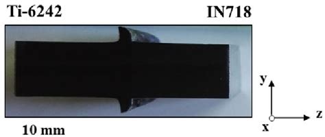 Photograph Of The Ti 6242 In718 Sa After Transverse Cross Sectional Download Scientific