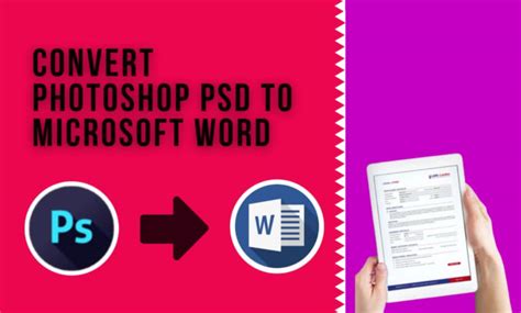 Convert Photoshop Psd To Microsoft Word By Fayzur46 Fiverr