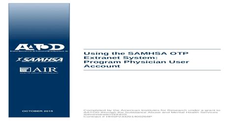 Docx Using The Samhsa Otp Extranet System Program Web Viewusing The Samhsa Otp Extranet