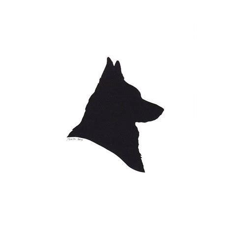German Shepherd Head Silhouette