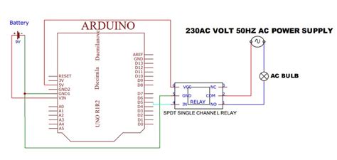 Guide For Spdt Relay Interface With Arduino Uno