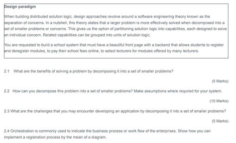 Solved Design Paradigm When Building Distributed Solution