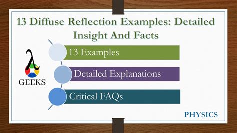 13 Diffuse Reflection Examples Detailed Insight And Facts Youtube