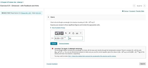 Solved Review Constants Periodic Table MISSED THIS Read Chegg