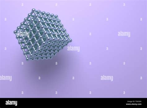 Background Abstract Molecule Style Concepture Inter Locked Square Cgi