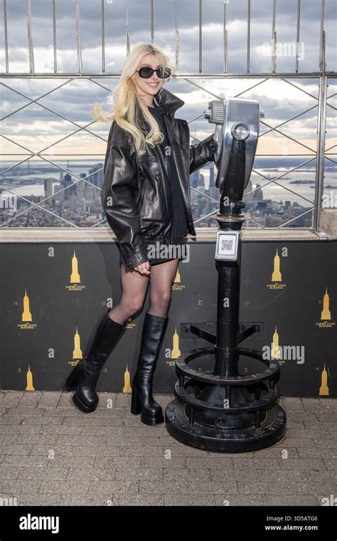 Taylor Momsen Visits The Empire State Building To Celebrate The Release