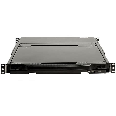 Dual Rail Rackmount Kvm Console Hd 1080p Single Port Dvi Vga Kvm W 17″ Lcd Monitor For Server