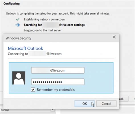 Outlook 2016 Set Up Google And Microsoft Email Accounts