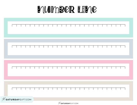 Number Line To 25 4 Cute And Free Printables And Blank Worksheets