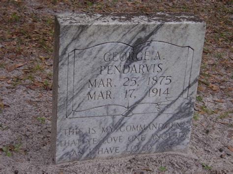 George Allen Pendarvis Jr 1875 1914 Find A Grave Memorial