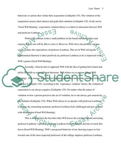 communication theory application assignment essay