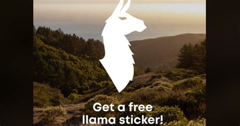 Free Llama Sticker From Cotopaxi The Freebie Guy®