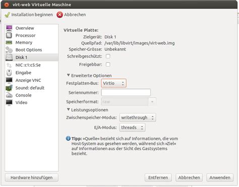 Ubuntu 1204 Linux Installation Mit Kvm Auf Hetzner Server