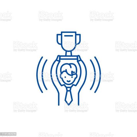 우승자 라인 아이콘 개념입니다 우승자 평면 벡터 기호 기호 개요 그림 1위에 대한 스톡 벡터 아트 및 기타 이미지 1위 Championship 개념 Istock