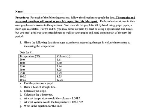 Solved Procedure For Each Of The Following Sections Follow Chegg