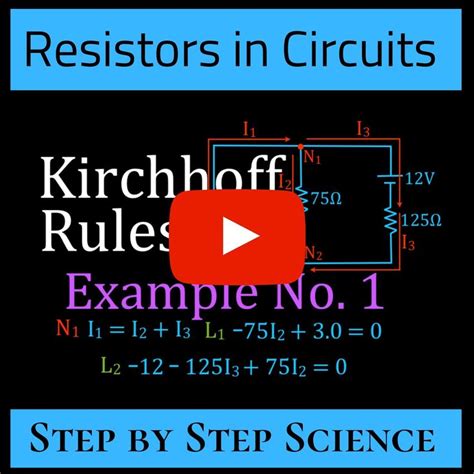 Electric Circuits Kirchhoff S Circuit Laws Example