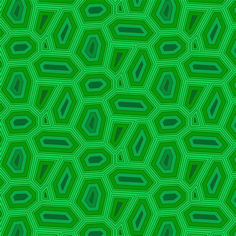 Free Vector Flat Design Turtle Shell Pattern