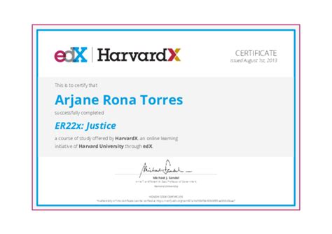 Edx Certificate