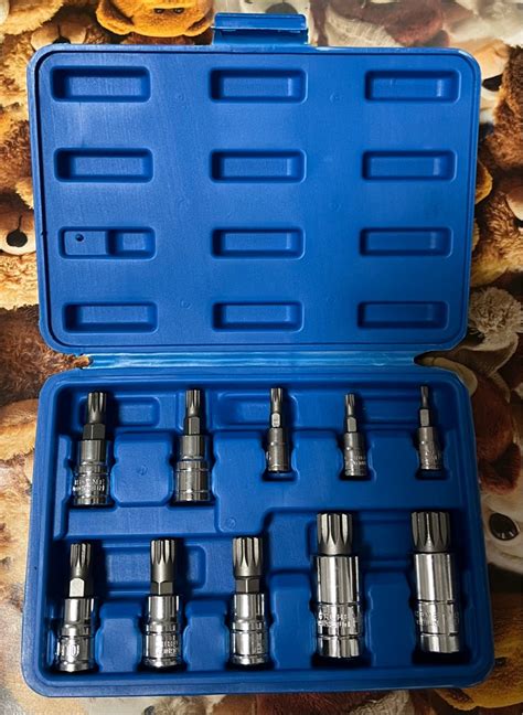 Spline Bit Socket 10pc Set Furniture And Home Living Home Improvement And Organisation Home