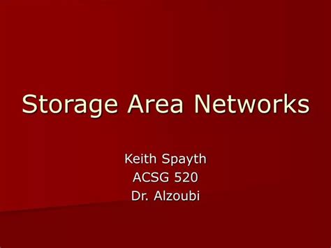 PPT Storage Area Networks PowerPoint Presentation Free Download ID 523550