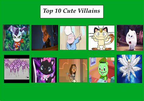My Top 10 Cute Villains By Cartoonstar92 On Deviantart