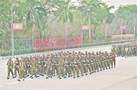 ၇၉ နှစ်မြောက် တပ်မတော်နေ့စစ်ရေးပြအခမ်းအနားကျင်းပမှုဓာတ်ပုံမြင်ကွင်း Myawady Webportal