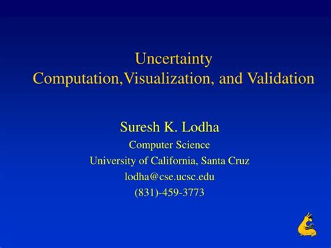 Ppt Uncertainty Computationvisualization And Validation Powerpoint