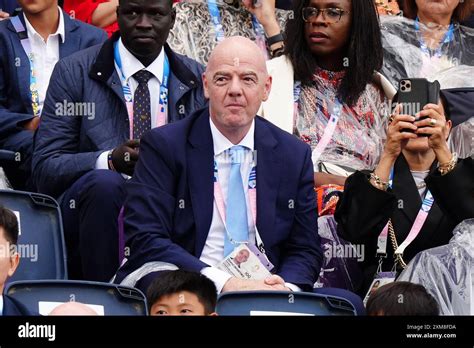 Fifa President Gianni Infantino Ahead Of The Opening Ceremony Of The