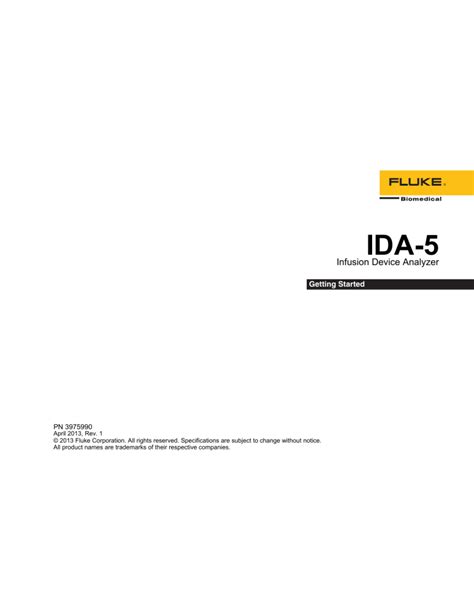 Infusion Device Analyzer