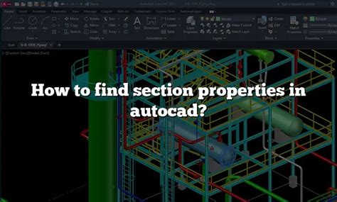 How To Find Section Properties In Autocad CADdikt