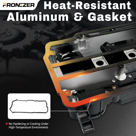 Engine Valve Cover With Gaskets Bolts Oil Filler Cap Compatible With