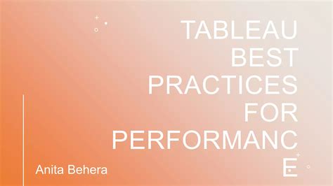 Tableau Best Practicespptx