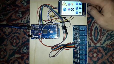 Nextion Dual State Button And 6 Relay Youtube