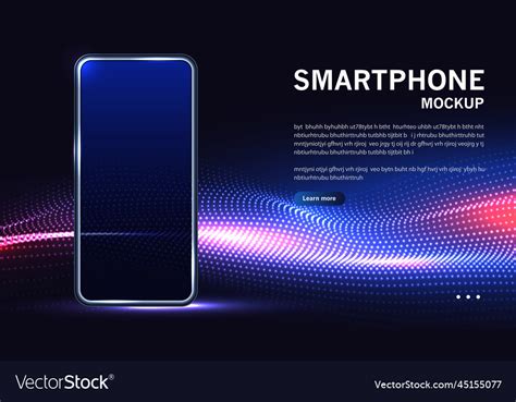 Smartphone Mockup Device Ui Ux Royalty Free Vector Image