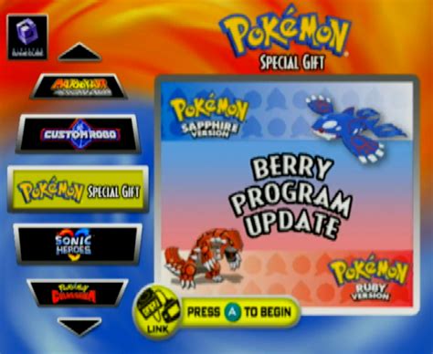 Pokémon Ruby And Sapphire Shiny Zigzagoon Berry Program Update Distr Hoennislands