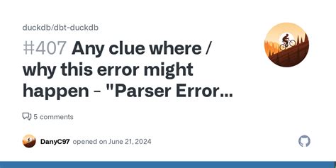 Any Clue Where Why This Error Might Happen Parser Error Syntax Error At Or Near