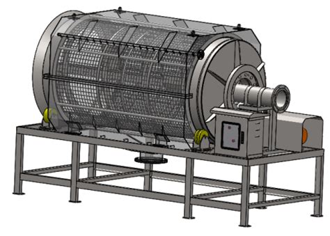 WLN800 00 00内进水微滤机3D SOLIDWORKS 2018 模型图纸下载 懒石网
