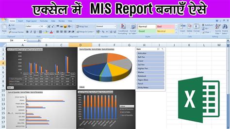 Microsoft Excel Me Mis Report Kaise Banaye How To Analyse Excel Data Youtube